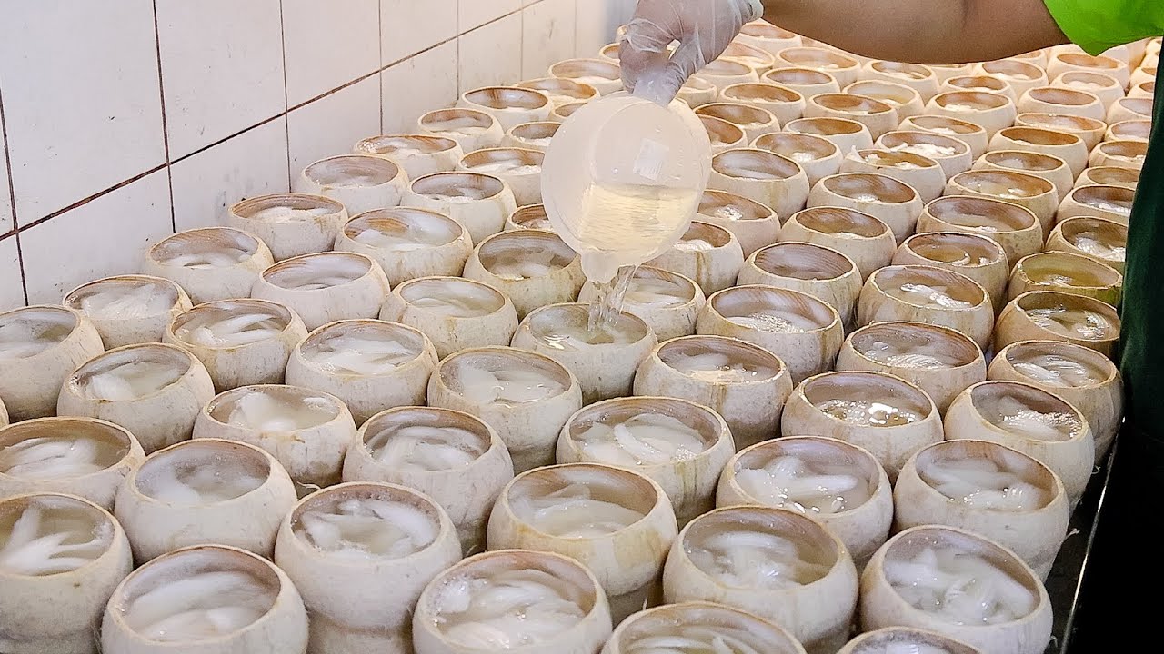 Amazing Coconut Jelly Making - YouTube