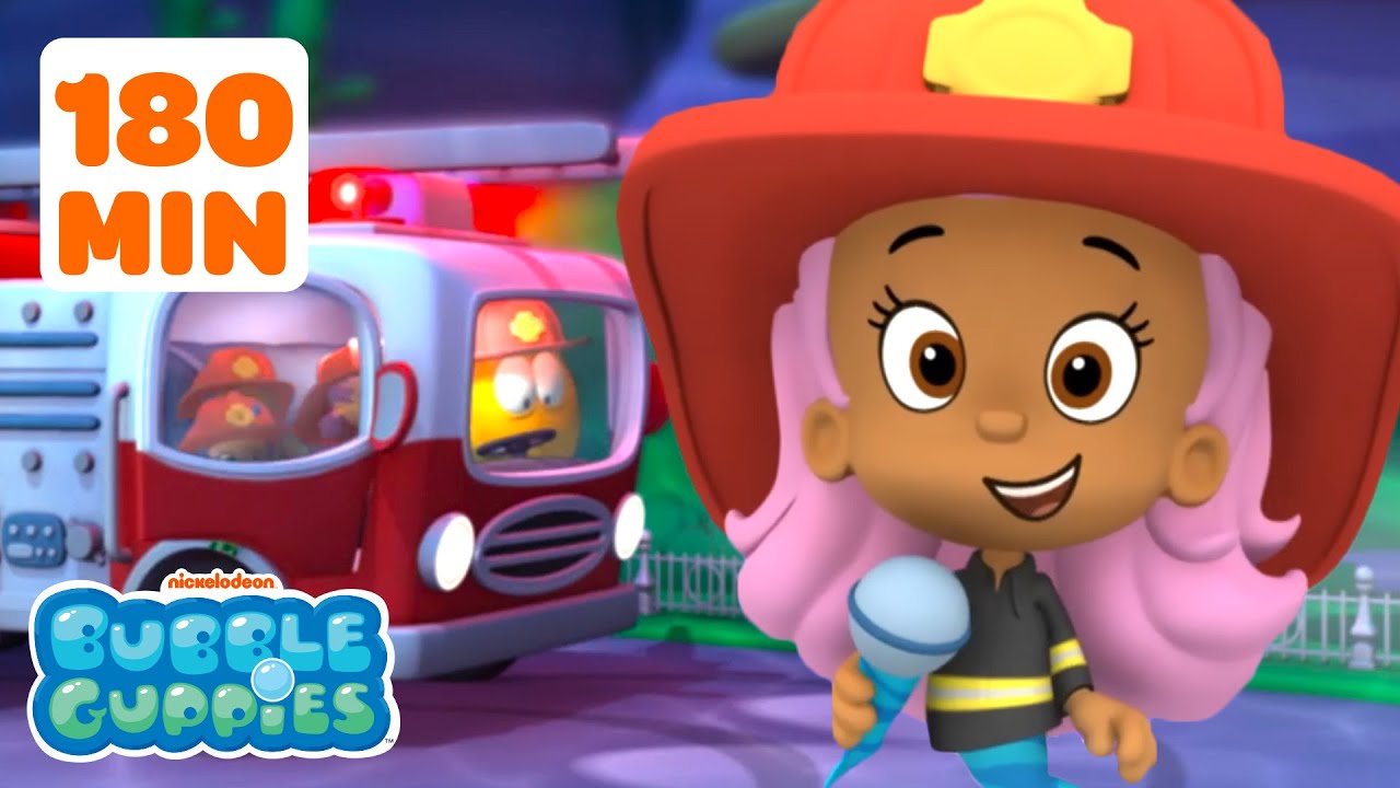 Every RESCUE in the Bubble Guppies! 💥 | 3 Hour Compilation | Nick Jr ...