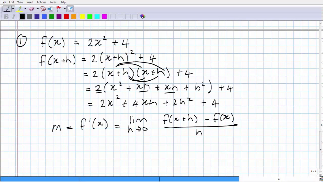 Calculus - First Principles - YouTube