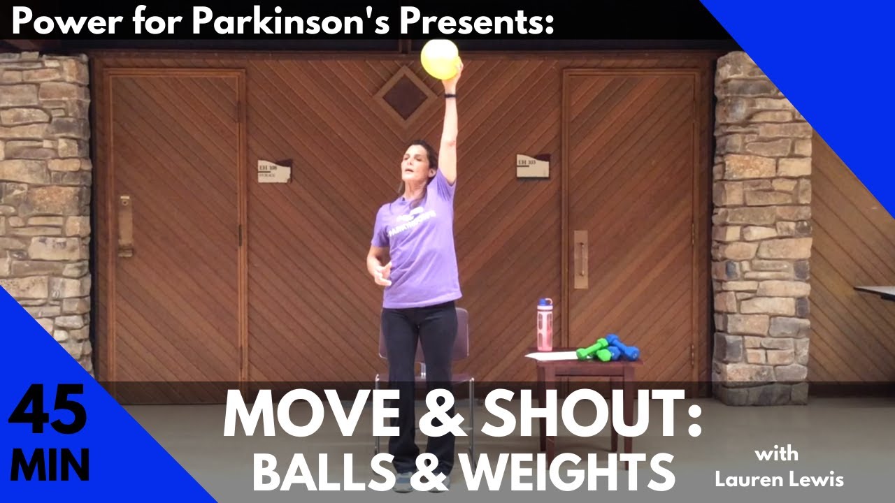 Power for Parkinson's Move & Shout: Balls & Weights - YouTube
