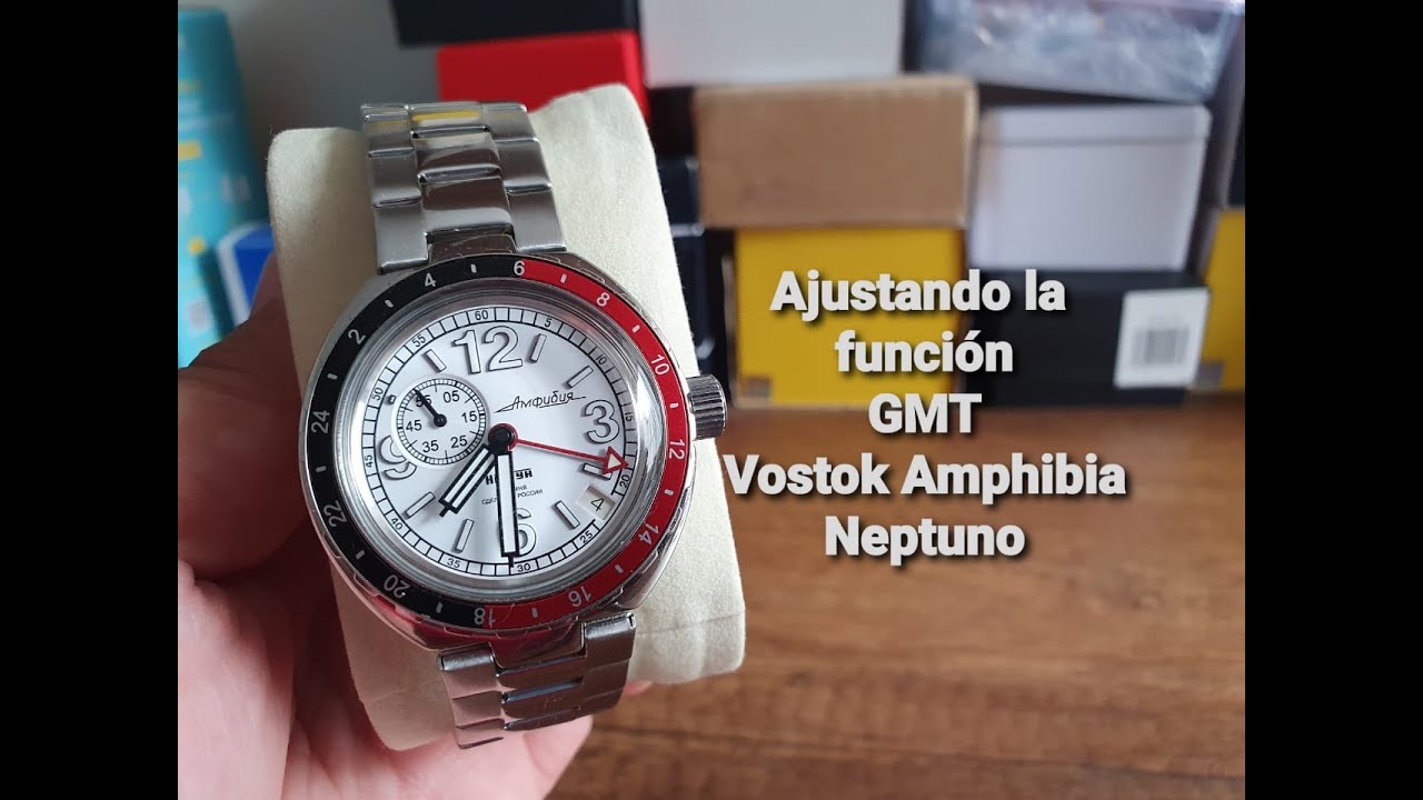 ¿Cómo funciona la función GMT? Vostok Amphibia GMT - YouTube