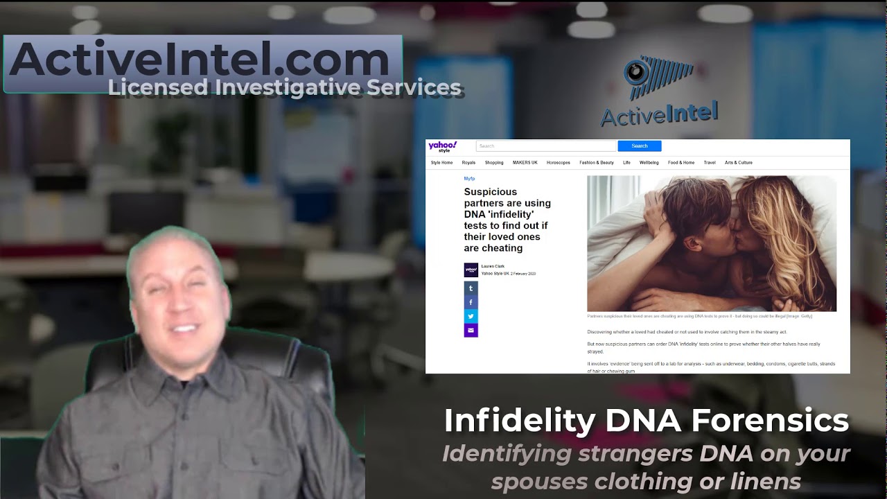 Use DNA on clothes to prove cheating - YouTube
