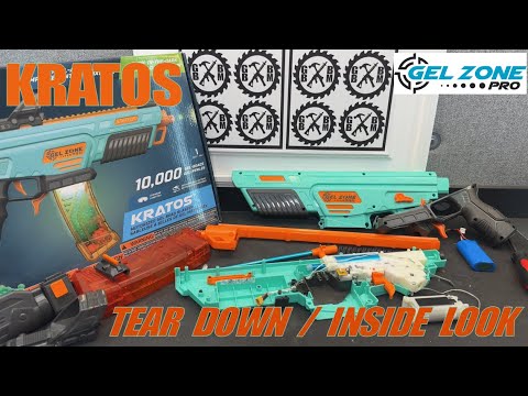 Hydro Strike Kratos Gel Blaster (TOY!) Tear Down and Inside Look ...