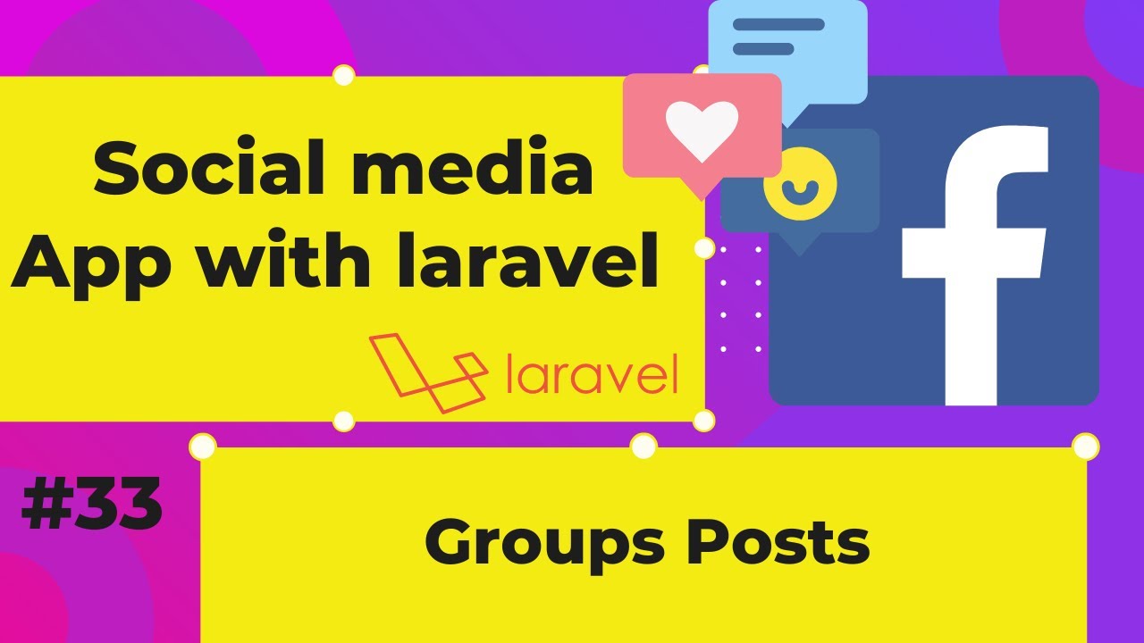 Let's add Groups Posts | #33 | Social App with Laravel - YouTube