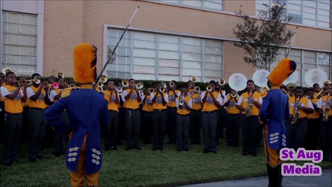 St Aug Marching band - "Everybody" - YouTube