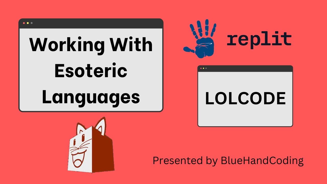 Replit Reps Event Exploring Esoteric Languages With Lolcode Youtube 