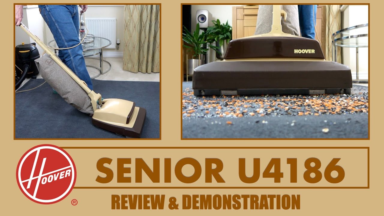 Hoover Senior U4186 Upright Vacuum Cleaner Review & Demonstration - YouTube