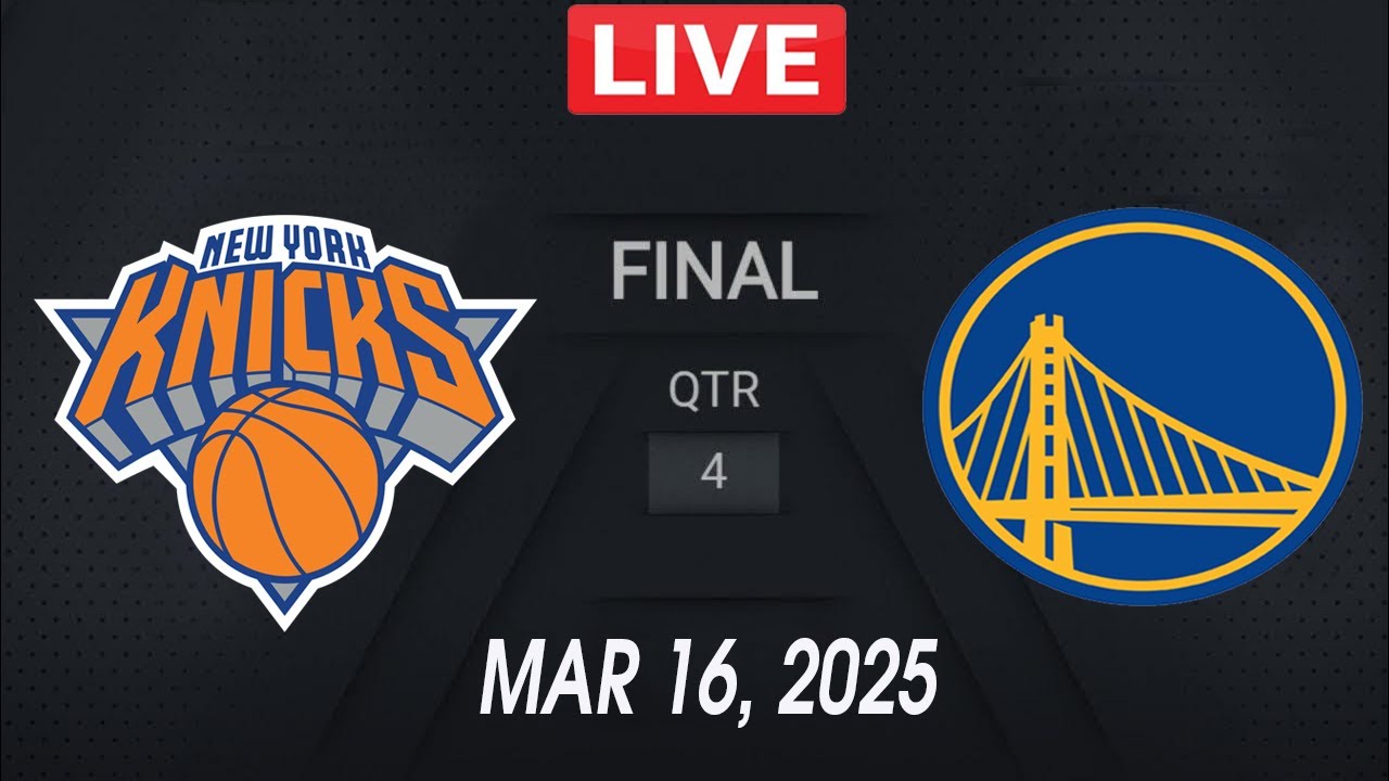 NBA LIVE! Golden State Warriors vs New York Knicks | March 16, 2025 ...
