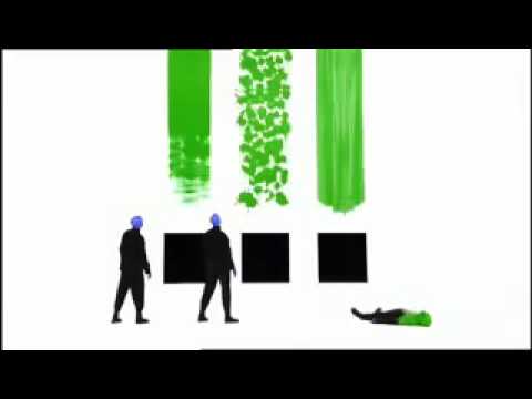 Blue Man Group paint intel - YouTube