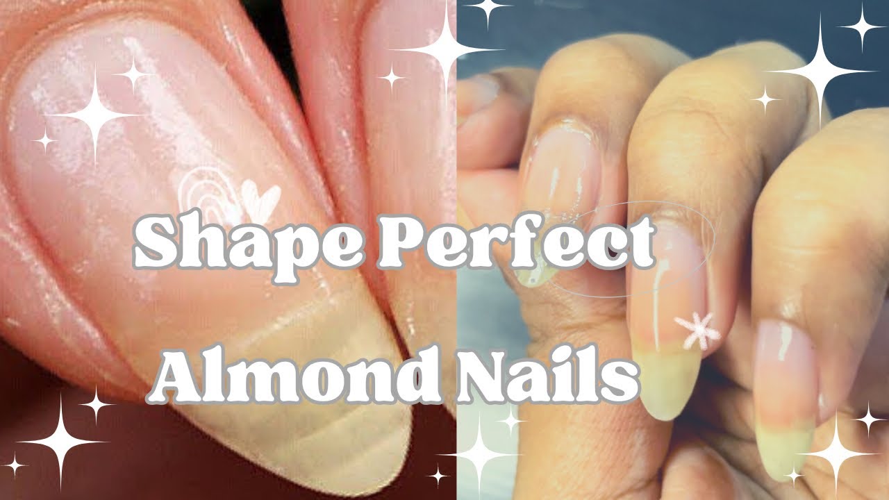 How to do the perfect almond shape 💅🏻💅🏻💅🏻#theddvlogs#nailcare#nailshape ...