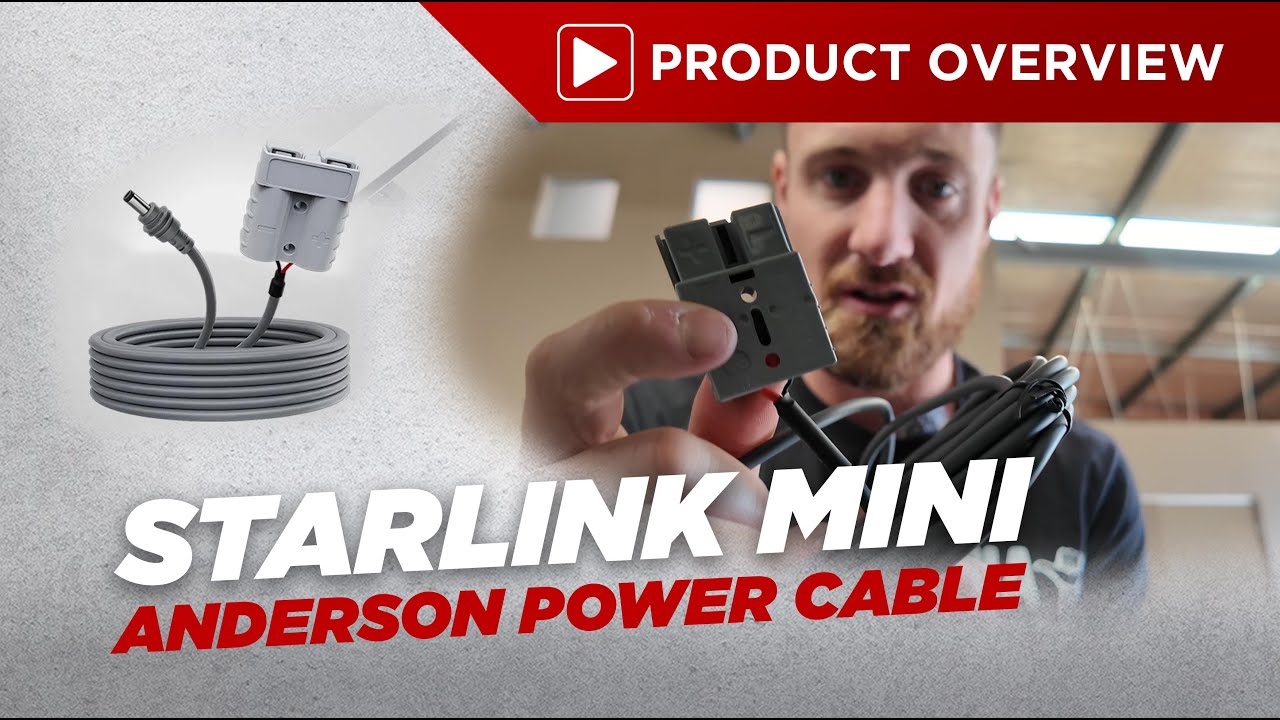 Power Your Starlink Mini from 12V or Anderson Plug | 5m Cable Overview ...