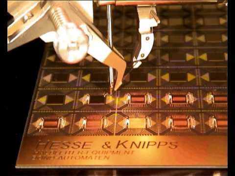 HESSE Thin Wedge Bonder BJ820 Fast Bonding - YouTube