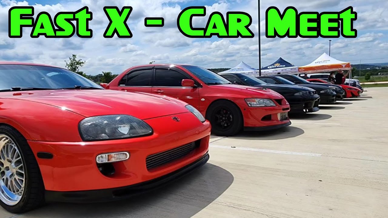 Fast X - Car Meet - EVO Entertainment Schertz, TX - YouTube