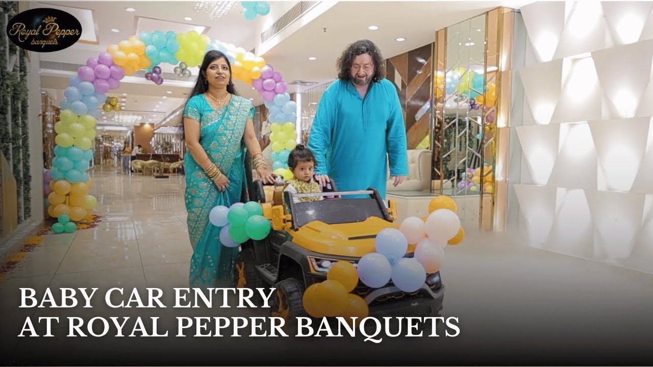 Birthday Boy Car Entry with Fog | Royal Pepper Banquets - YouTube