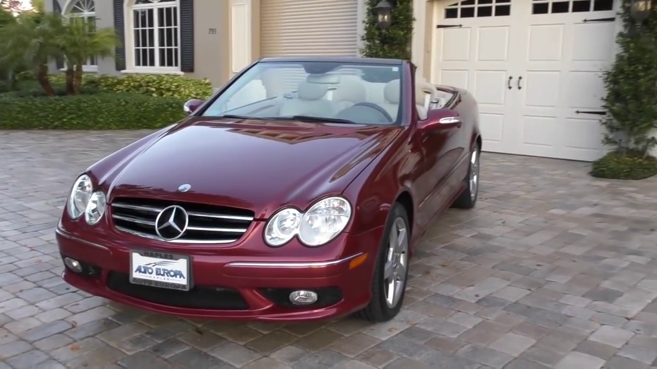 2005 Mercedes Benz CLK500 Cabriolet Review And Test Drive By Bill