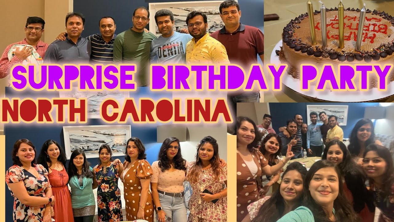 Saikat Dar Surprised Birthday Party | North Carolina Diary | খুব মজা ...