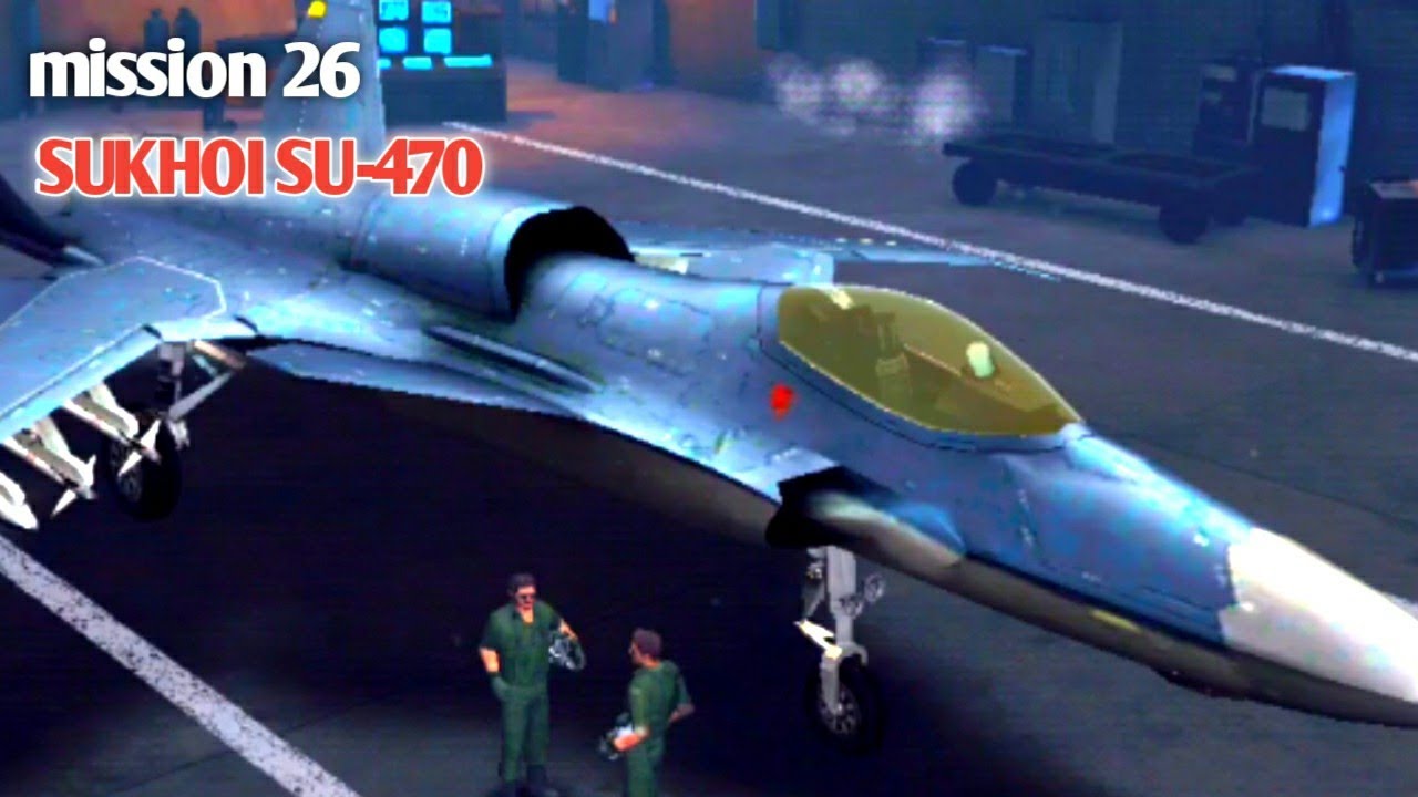 Ace fighter gameplay Sukhoi Su-470 mission 26 - YouTube