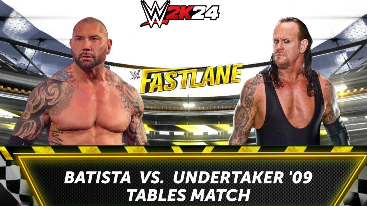 Full Match - Batista vs Undertaker '09: Tables Match: Fastlane | WWE ...