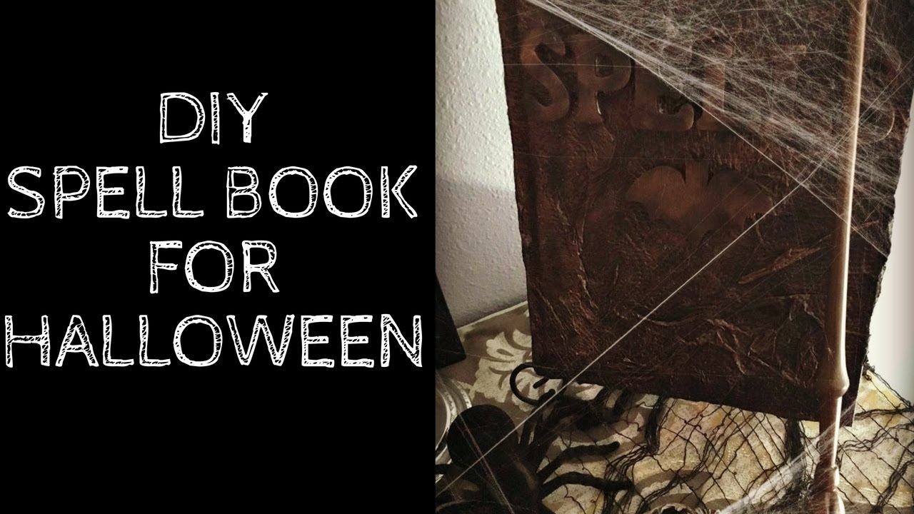 DIY Spell Book for Halloween! | housewifeswag - YouTube