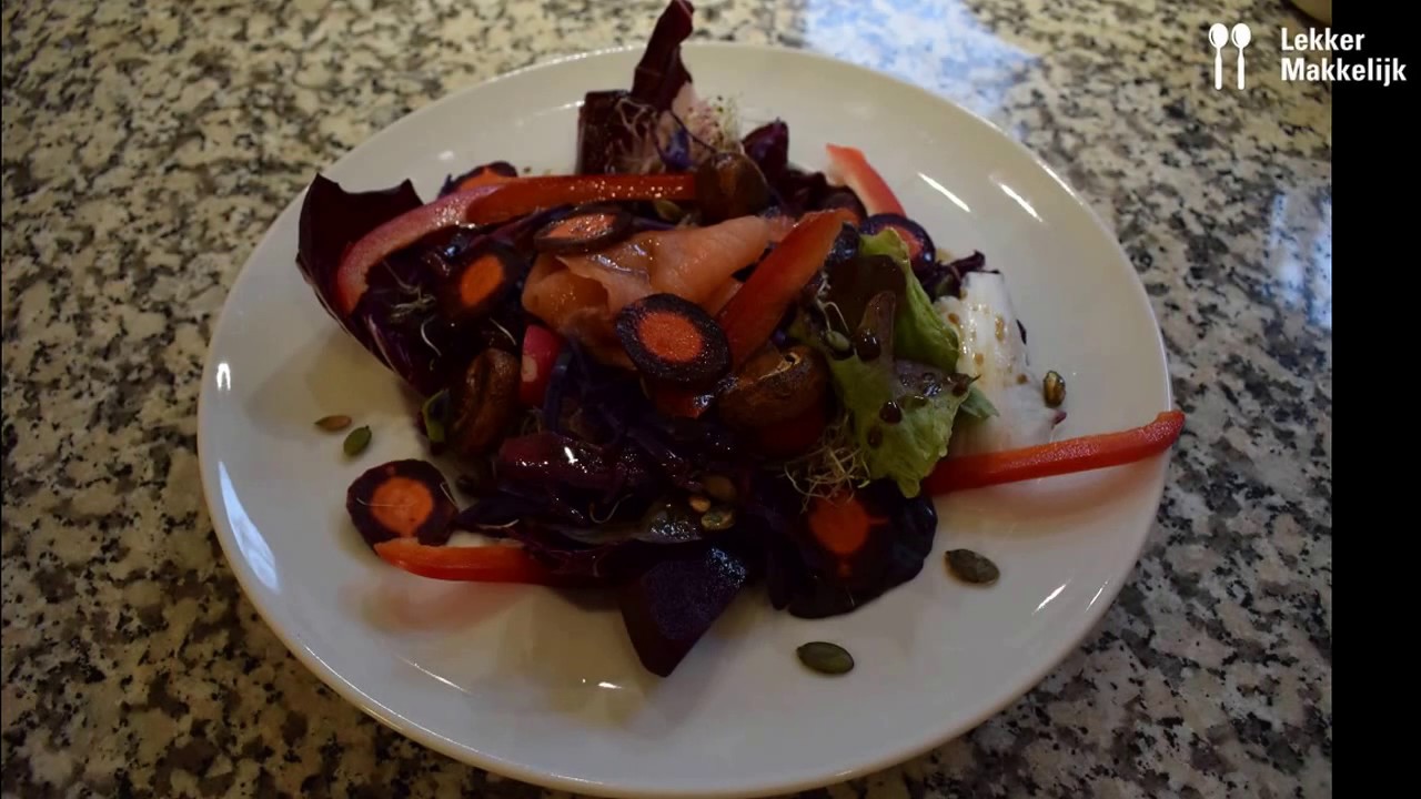 Rode sla | Vlog #36 (recept ?:klik op meer weergeven/show more) - YouTube