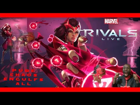 Pure Chaos engulfs Everyone Marvel Rivals Scarlet Witch #marvelrivals ...