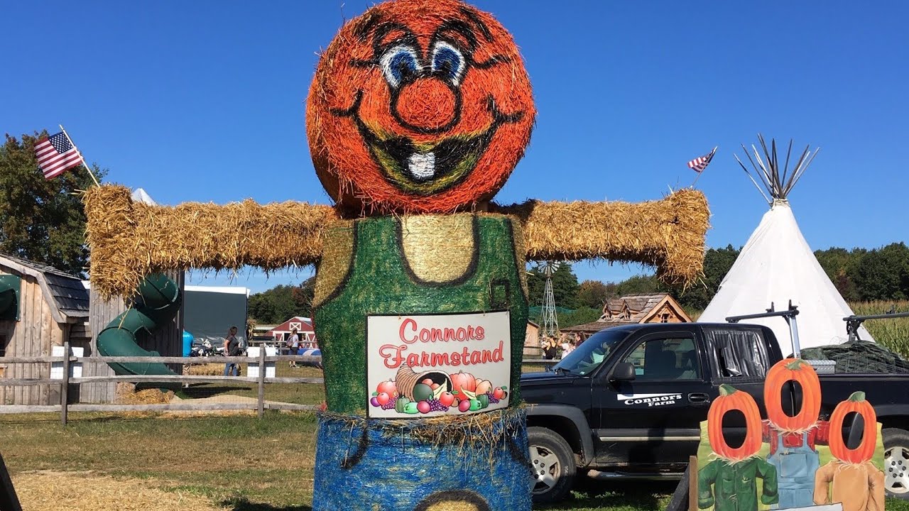 Having fun at Connors Farm 🎃 - YouTube