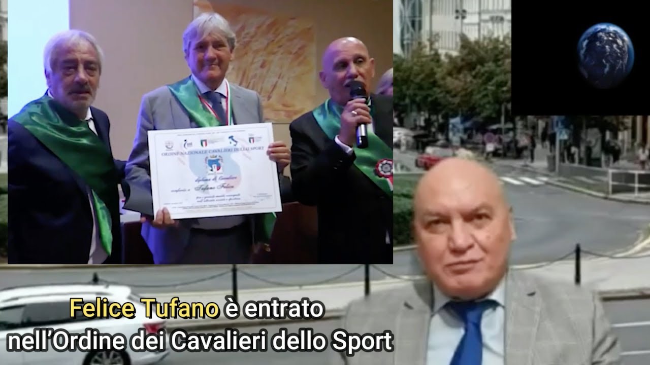 INTERVISTA ALL'ALLENATORE DELLA SAMPDORIA FELICE TUFANO, NEO CAVALIERE ...