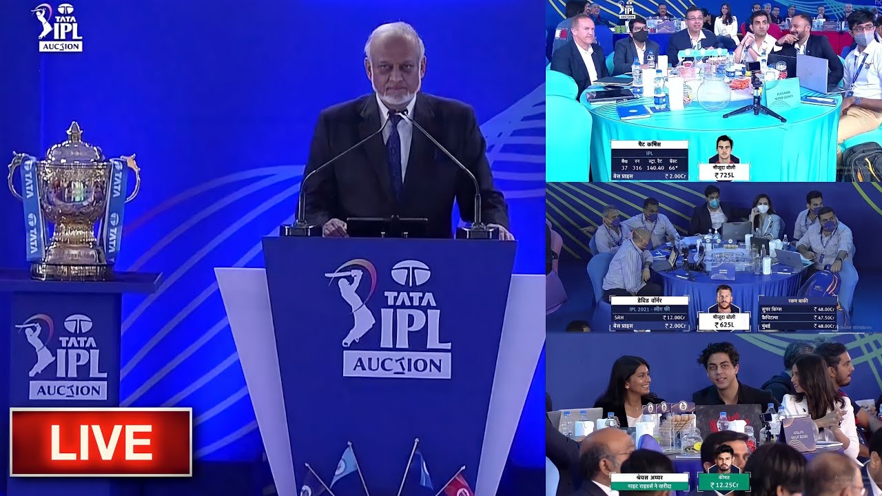 🔴Tata IPL 2022 Mega Auction Live | Ishan Kishan 15 Crore | Tata IPL ...