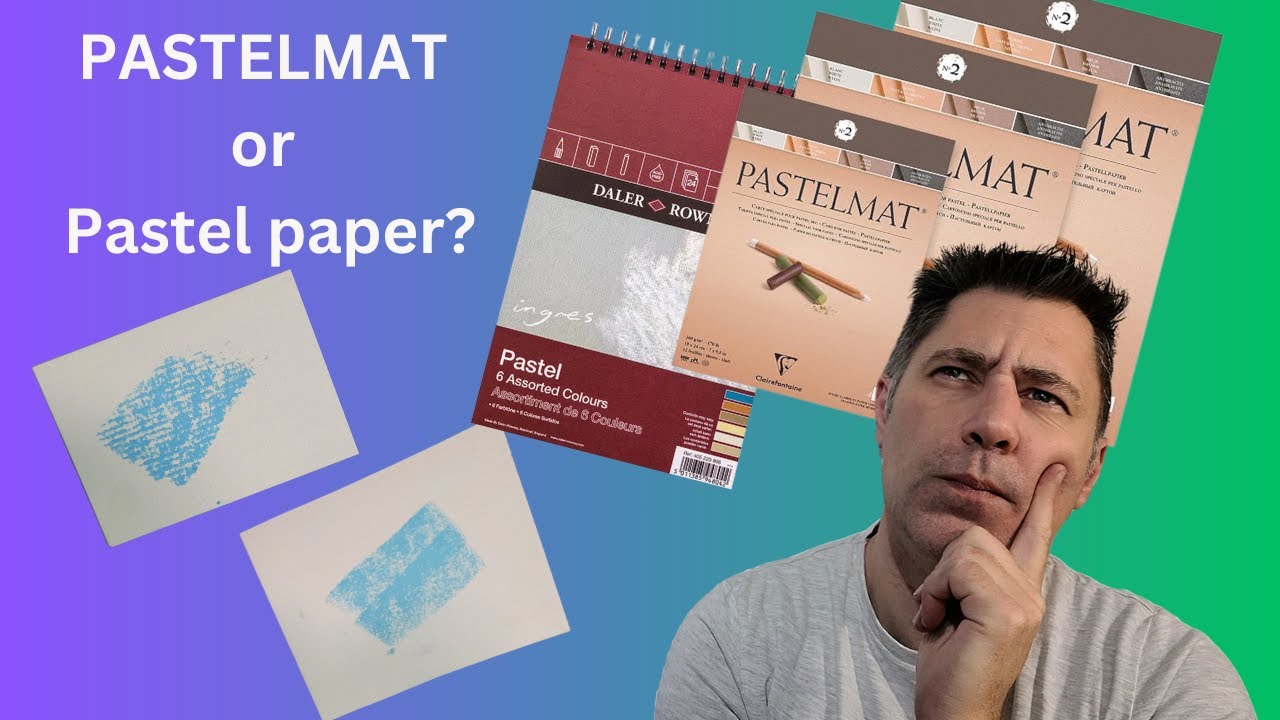 Best Pastel Paper for Beginners - Watch This Drawing Test! - YouTube