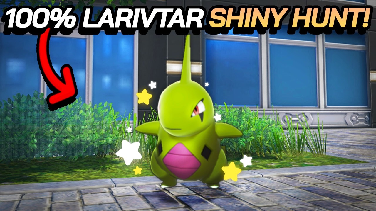 100% FASTEST Shiny Hunt for LARVITAR in Pokémon Legends ZA - YouTube