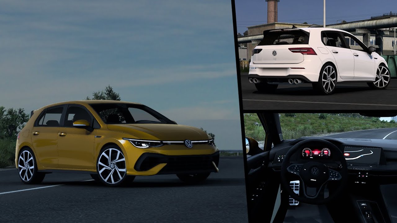 [ETS2 v1.45] Volkswagen Golf 8 R Line - YouTube