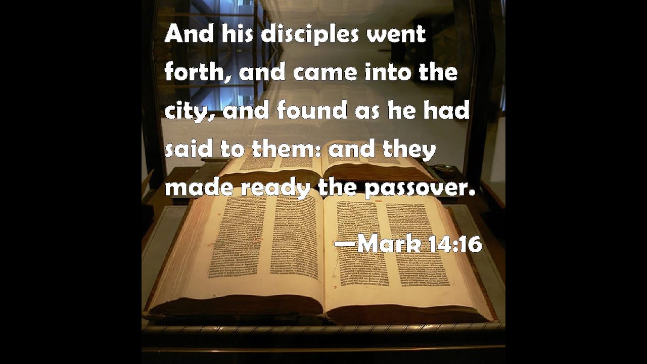 [06/30/2024 AM] - Passover Preparations: Secrecy & Scripture - Mark 14: ...