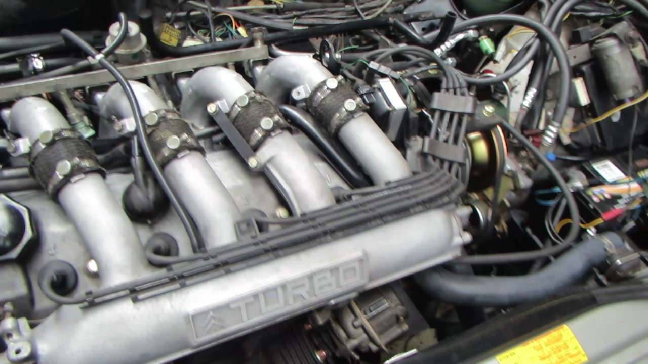 CX 25 GTi Turbo 2 engine rebuild running without exaust - YouTube