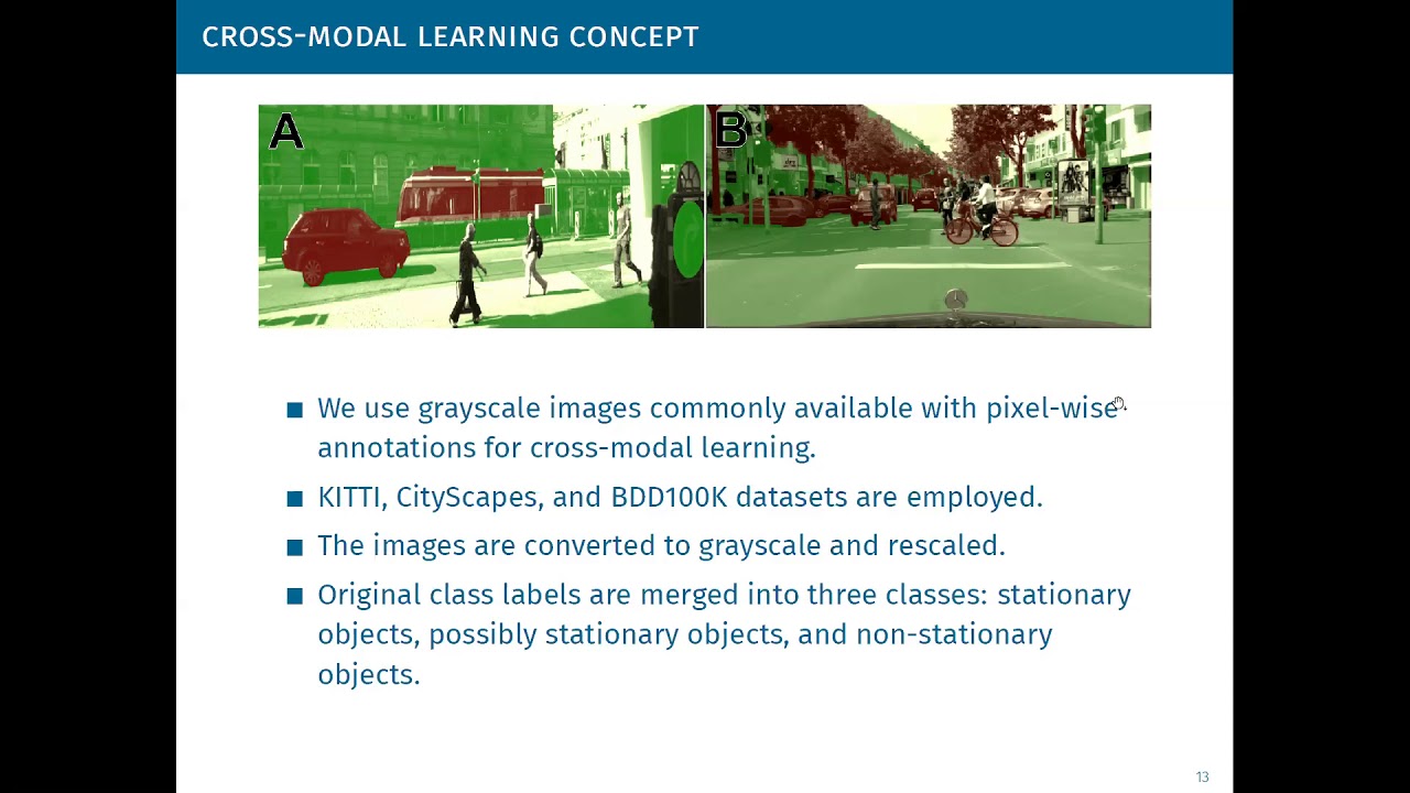 Cross-modal transfer learning forsegmentation of non-stationary ...