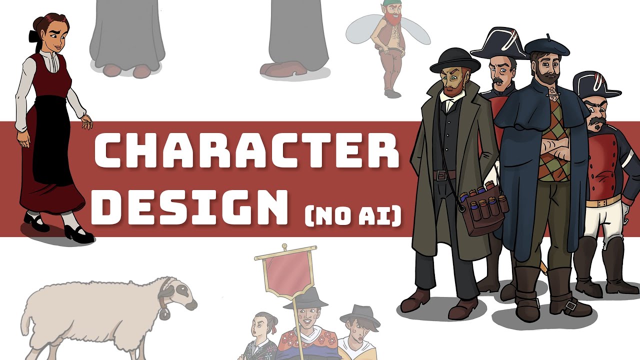 How I create characters without AI for my adventure game Legends of ...