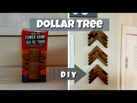 Dollar Tree DIY l Wooden Wall Decor!!! - YouTube