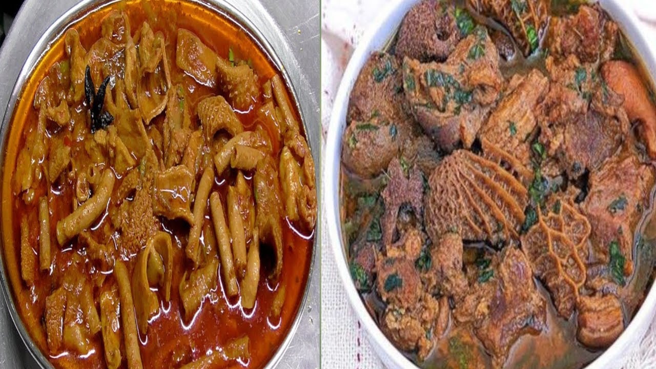 Goat Intestine Fry Recipe Cooking In Village Mutton Boti Fry Recipe ...