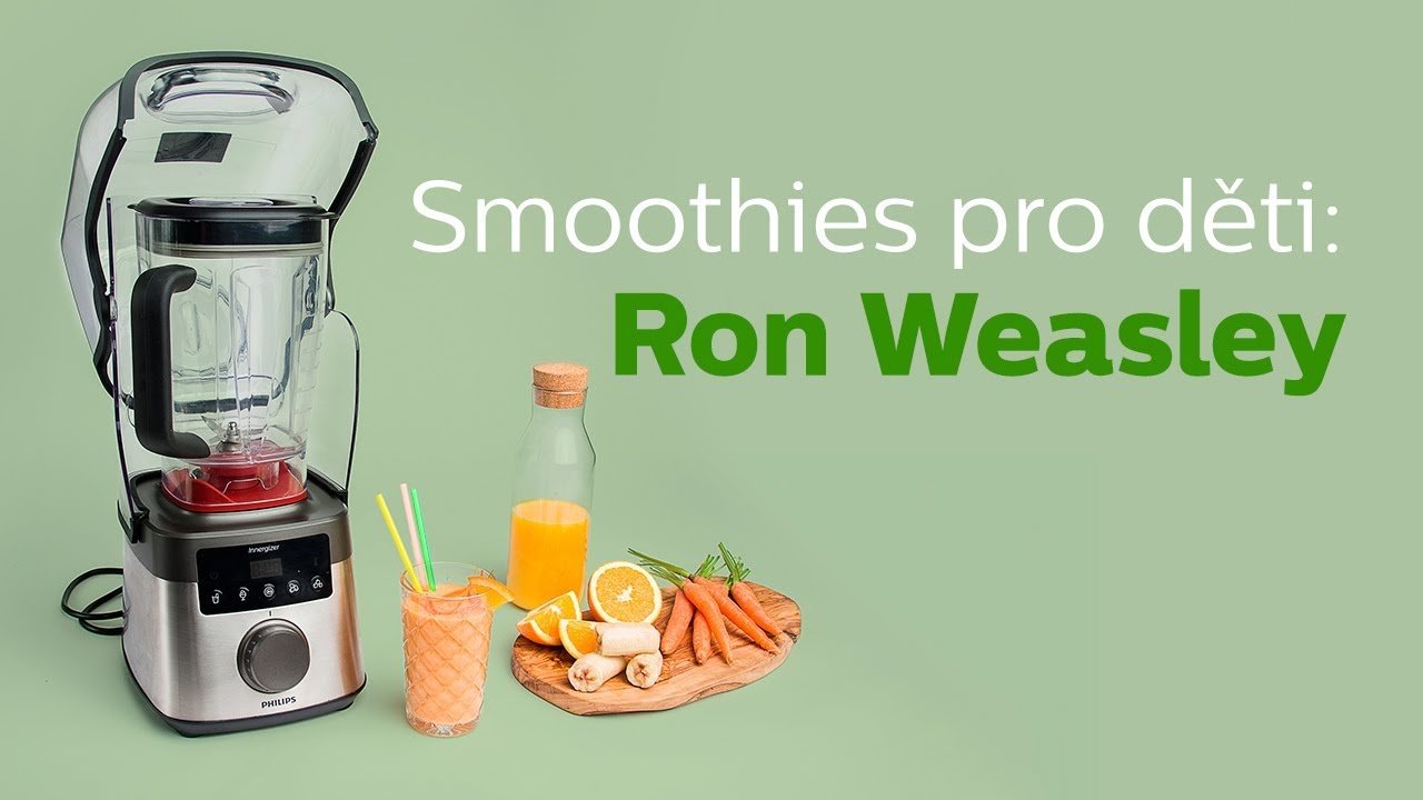 Philips Akademie zdraví | Oranžové Smoothie - Ron Weasley - YouTube