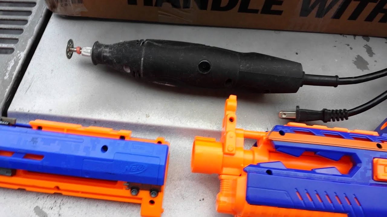 Nerf rapid strikes cs-18 sniper mod - YouTube