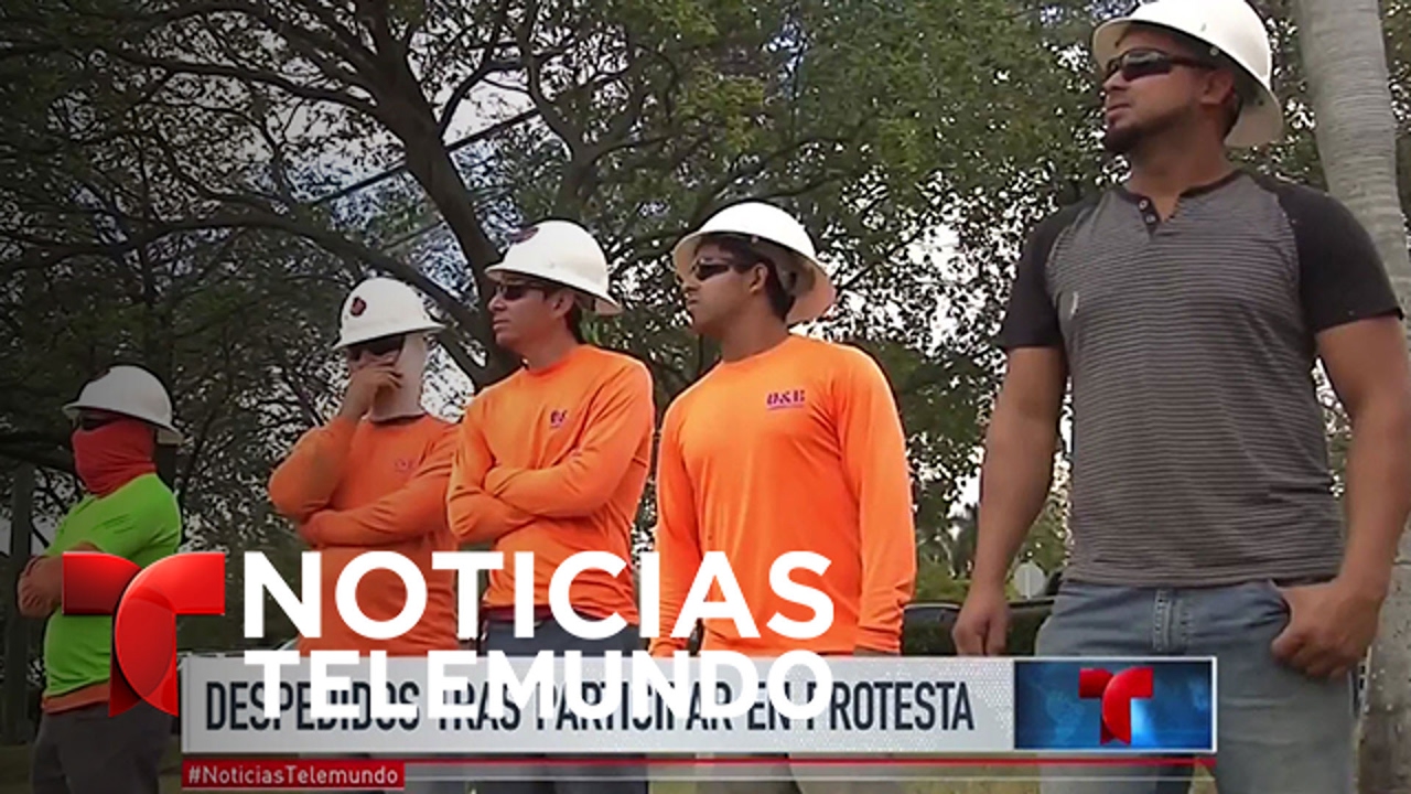 Despedidos en Miami participantes en "Día sin Inmigrantes" | Noticiero ...