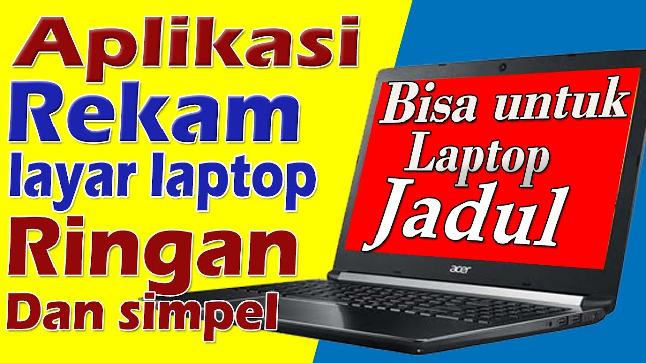 CARA MEREKAM LAYAR LAPTOP DAN SUARA cara screen recorder di laptop ...