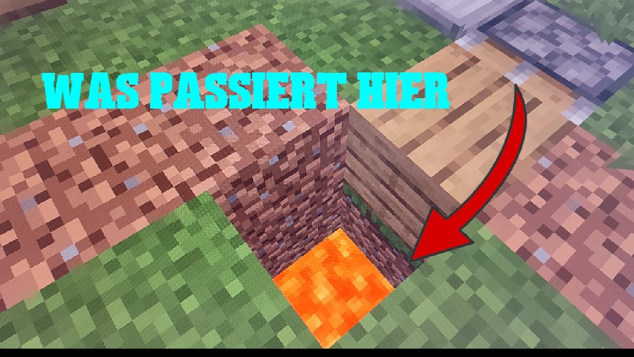 Wie kann man Fallen Bauen in Minecraft - YouTube