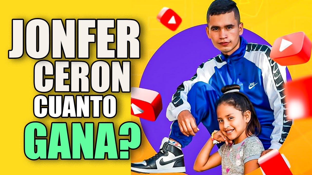 🤑🟥 JONFER CERON cuanto GANA en YOUTUBE | cuanto GANAN los YOUTUBERS 🟥🤑 - YouTube