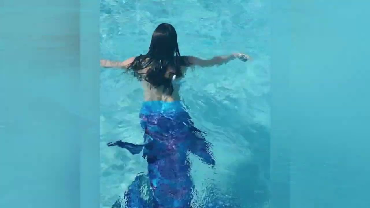 Part 1 🧜‍♀️ Mermaiding Tail Fin Fun Elite 🐚 Underwater - YouTube