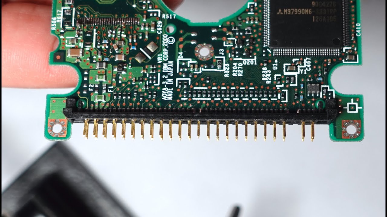 How to Desolder Sata Hard Drive - YouTube