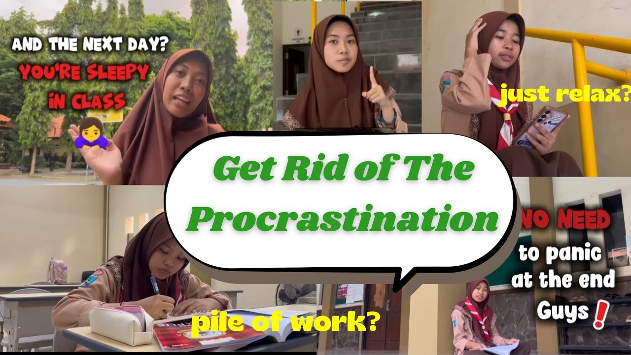HOW TO GET RID OF PROCRASTINATION || simple guide for lazy students ...