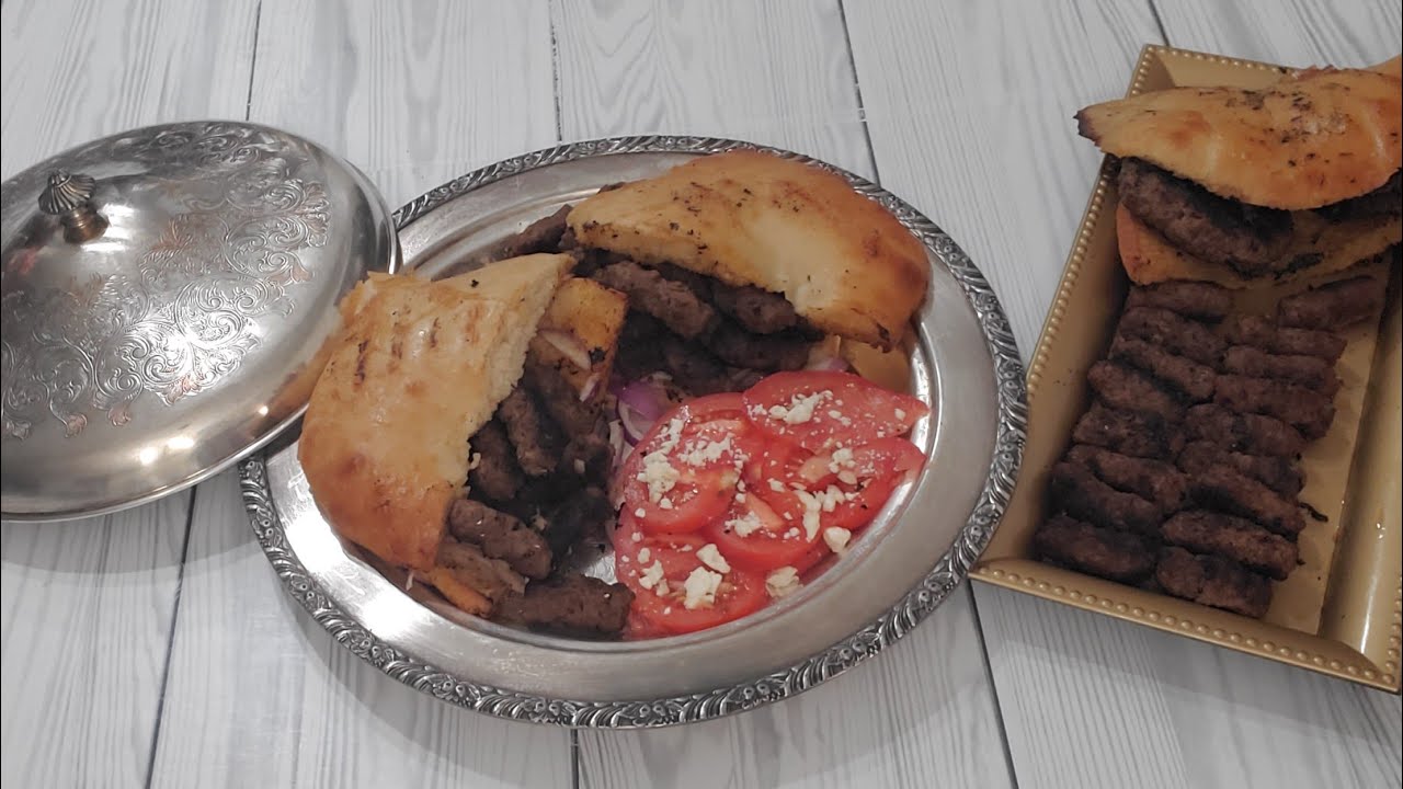How to make Beef kebab and pita bread, meal for everyone - YouTube
