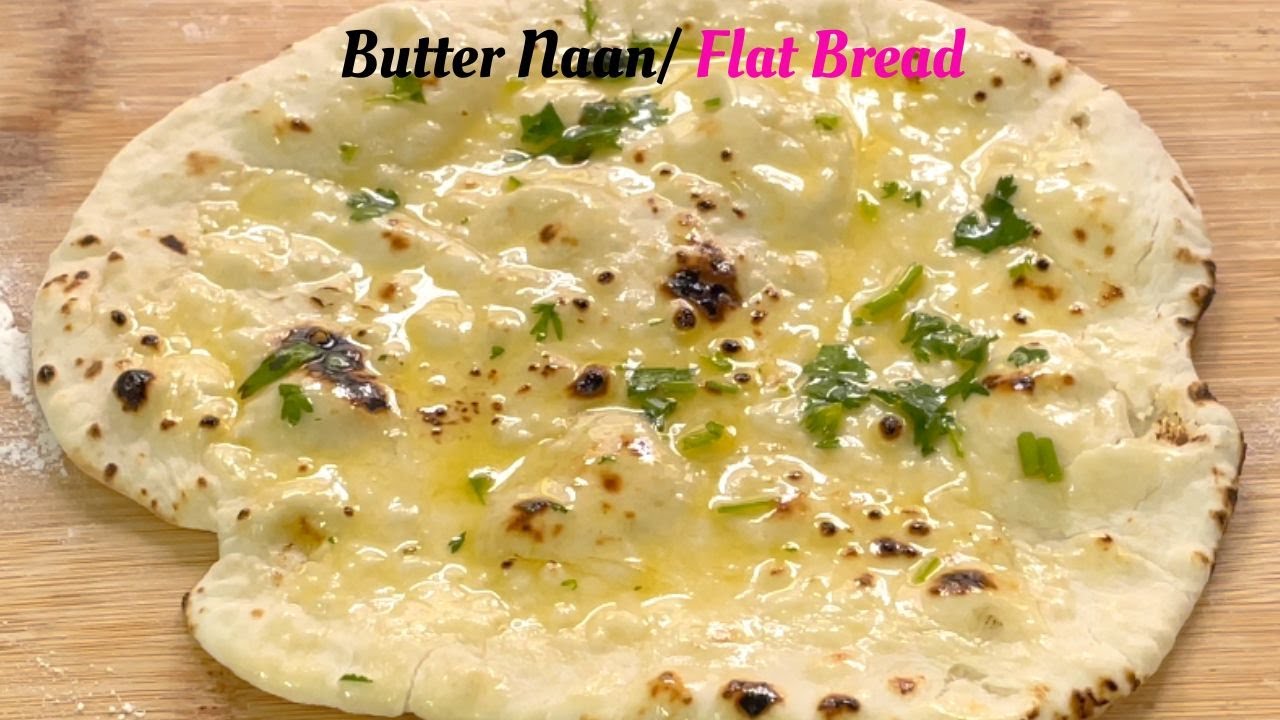 Soft Flat Bread Recipe :: Food Menu ::Butter naan Recipe :: Indian ...