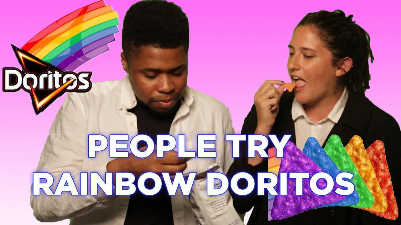What Do Rainbow Doritos Taste Like? - YouTube