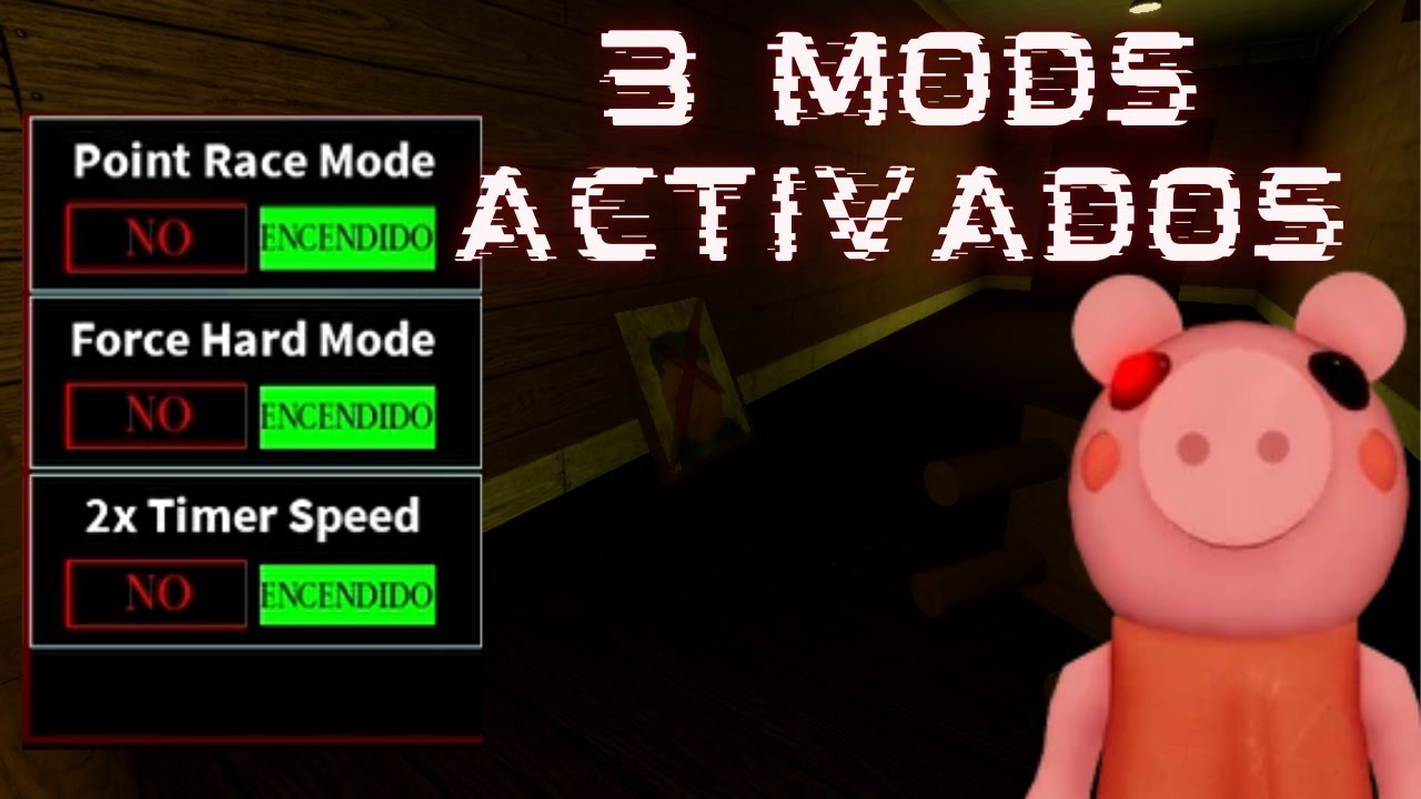 ESCAPE CON LOS 3 MODS ACTIVADOS | Piggy Update - YouTube